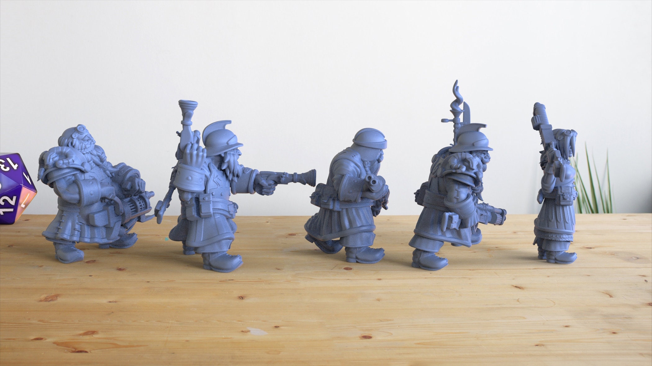 Dwarf Bolt Gunners Five Dwarf Bolt Gun Ranged Fighters - Etsy