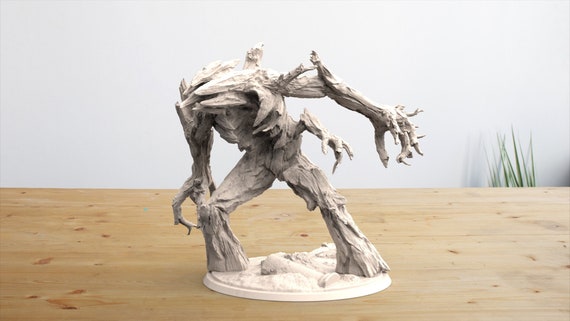 Treant Soldier 3D Printed Miniature for D&D Pathfinder and - Etsy