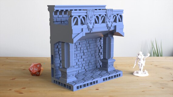Castle Wall Double Balcony King's Castle Set Cast N - Etsy