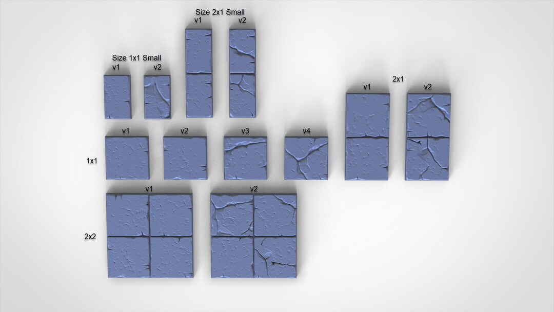 Floor Tiles - Flat Stone - Dungeon Lab - Modular Dungeon Terrain System ...
