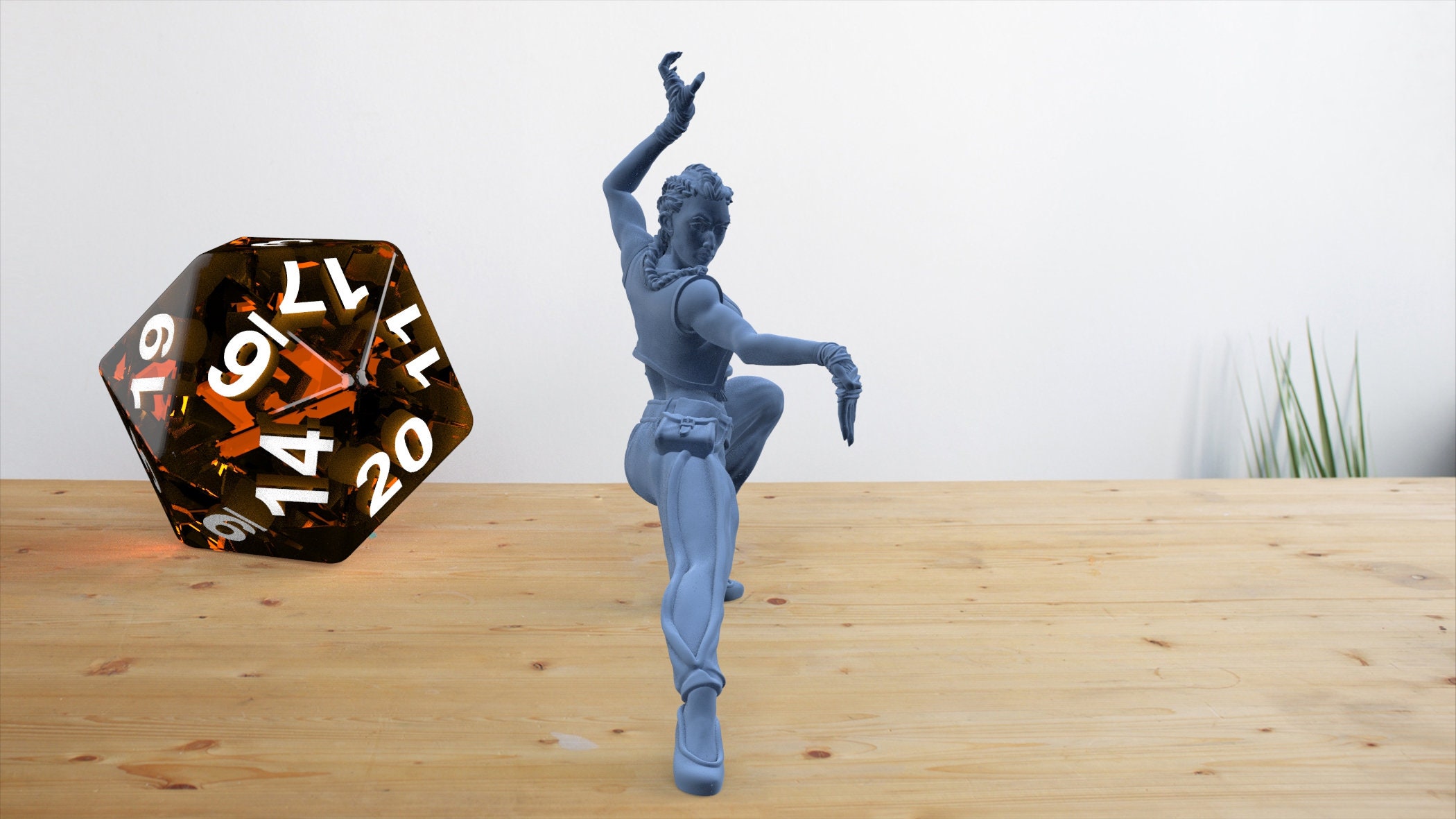 Female Goliath Monk Drazde Miniature for D&D Pathfinder - Etsy Canada