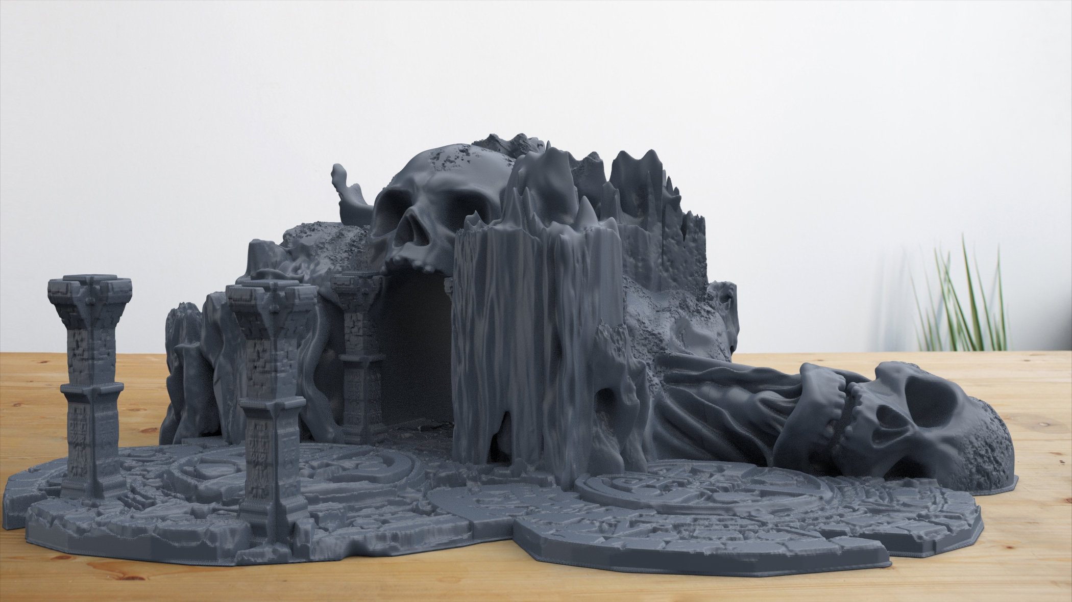 Skull Temple in Two Sizes Hidden Places 2 Jungle - Etsy