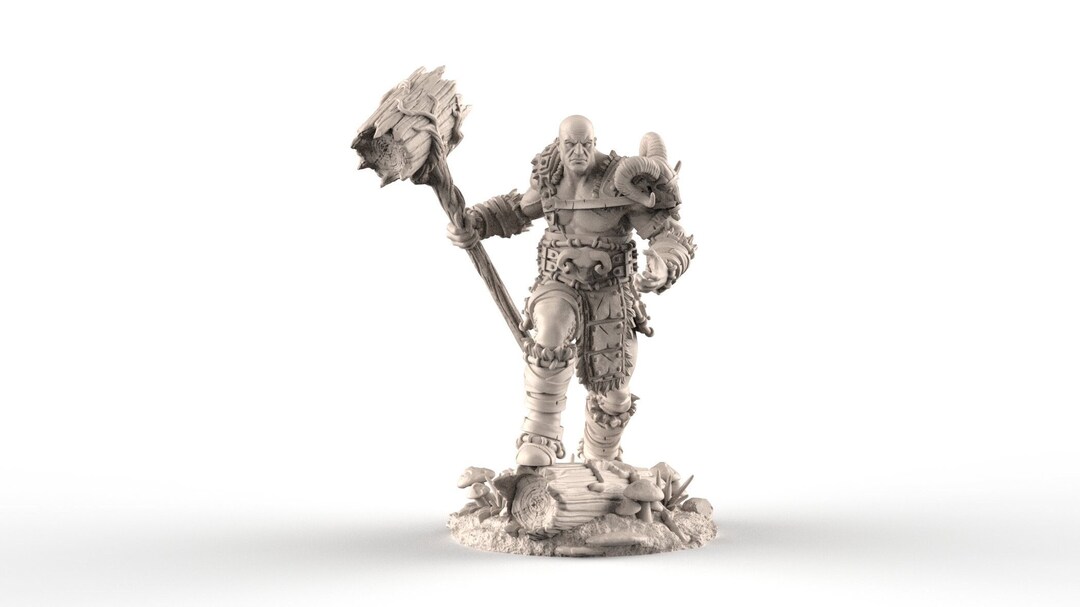 Kailo Haijarnen - Ice Druid - 3D Printed Miniature for D&D and Other ...