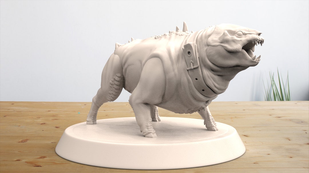 Infernum Puppy Standing 3D Printed Miniature for D&D, Pathfinder and ...