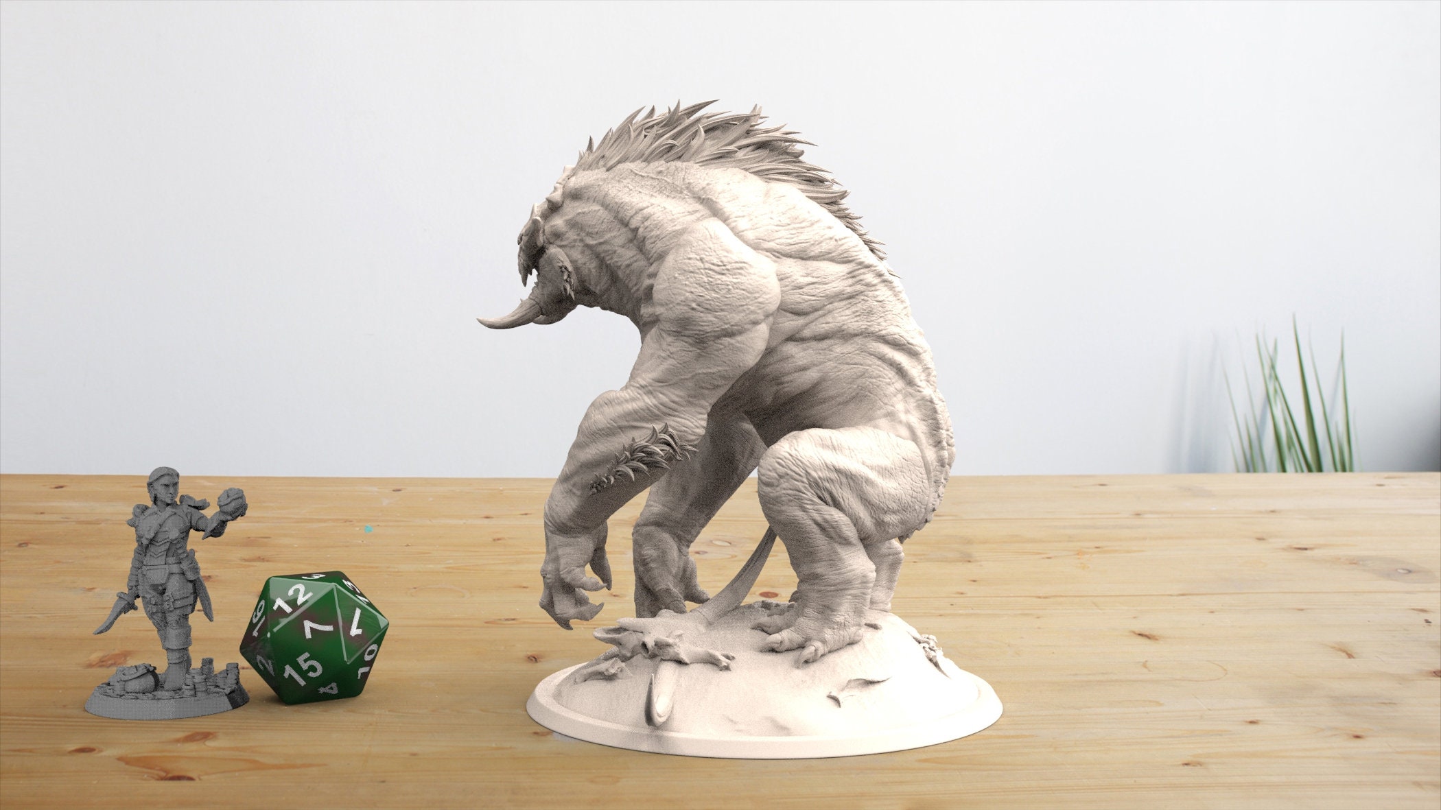 Balgura Sitting 3D Printed Miniature for D&D Pathfinder - Etsy