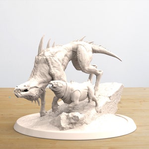 3D Printed Infernum Dog Mother Miniature for D&D, Pathfinder and Other ...
