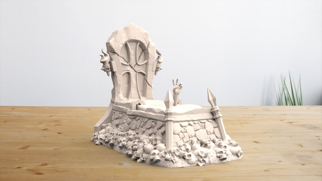 Raised Grave - Terrain Prop - Crypt Artifacts - Hidden Crypt - Resin ...
