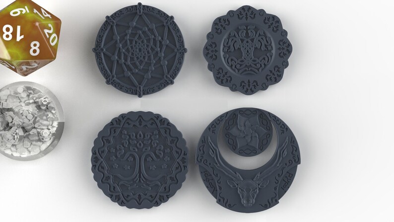 Elven Coins Life-sized Prop for Cosplay Larping and RPG - Etsy