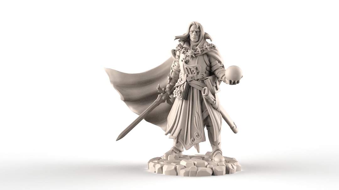 Meraleph Zelgadis - Mythic Theurge - 3D Printed Miniature for D&D and ...