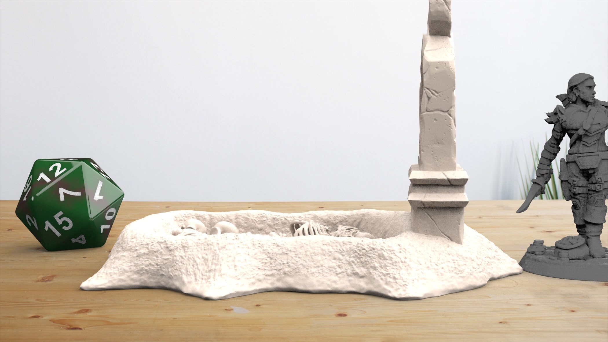 Tomb/open Grave Terrain Prop Skeleton Piles Hidden Crypt - Etsy