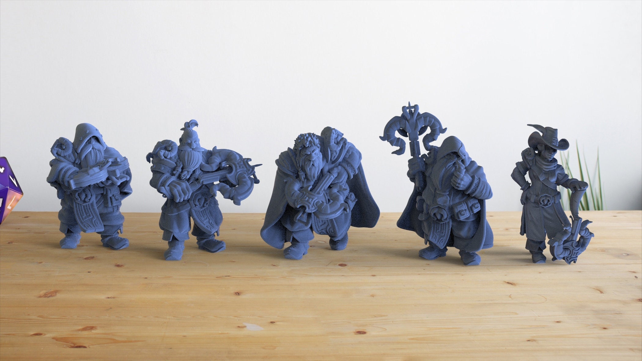 Dwarf Rangers Five Dwarf Crossbow Fighters or Rogues - Etsy