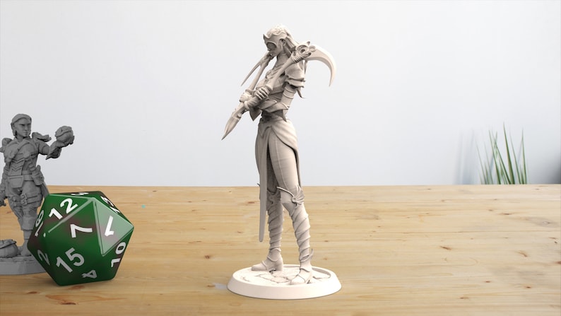 Death Cultist Sickles Crossed 3D Printed Miniature for - Etsy