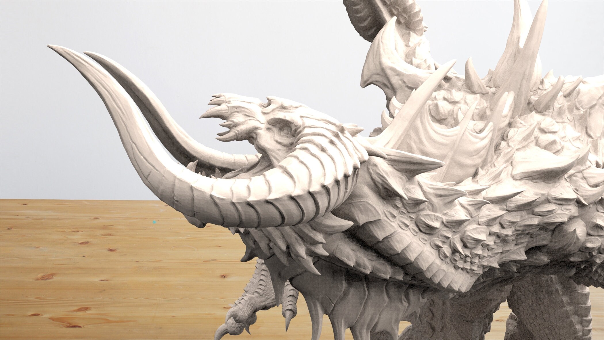 Elder Dark Dragon in Four Sizes 3D Printed Miniature in Four - Etsy