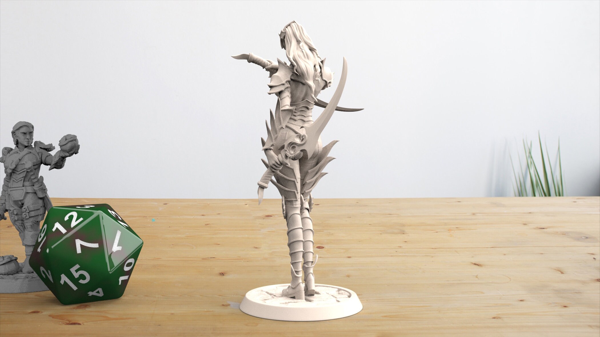 Death Cultist Swords Brandishing 3D Printed Miniature for - Etsy
