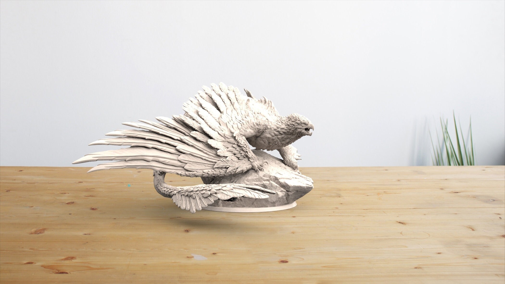 Rukh Female Griffon/gryphon 3D Printed Miniature for D&D - Etsy