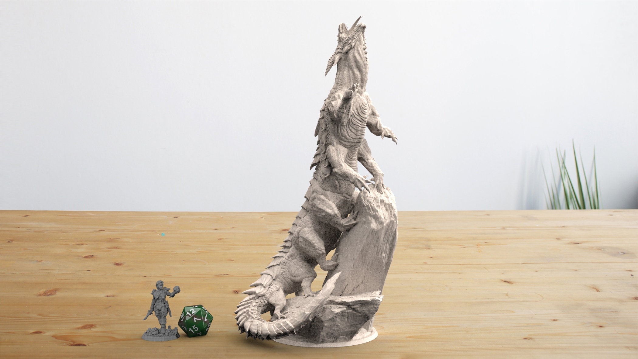 Adult Behir 3D Printed Miniature for D&D Pathfinder and - Etsy