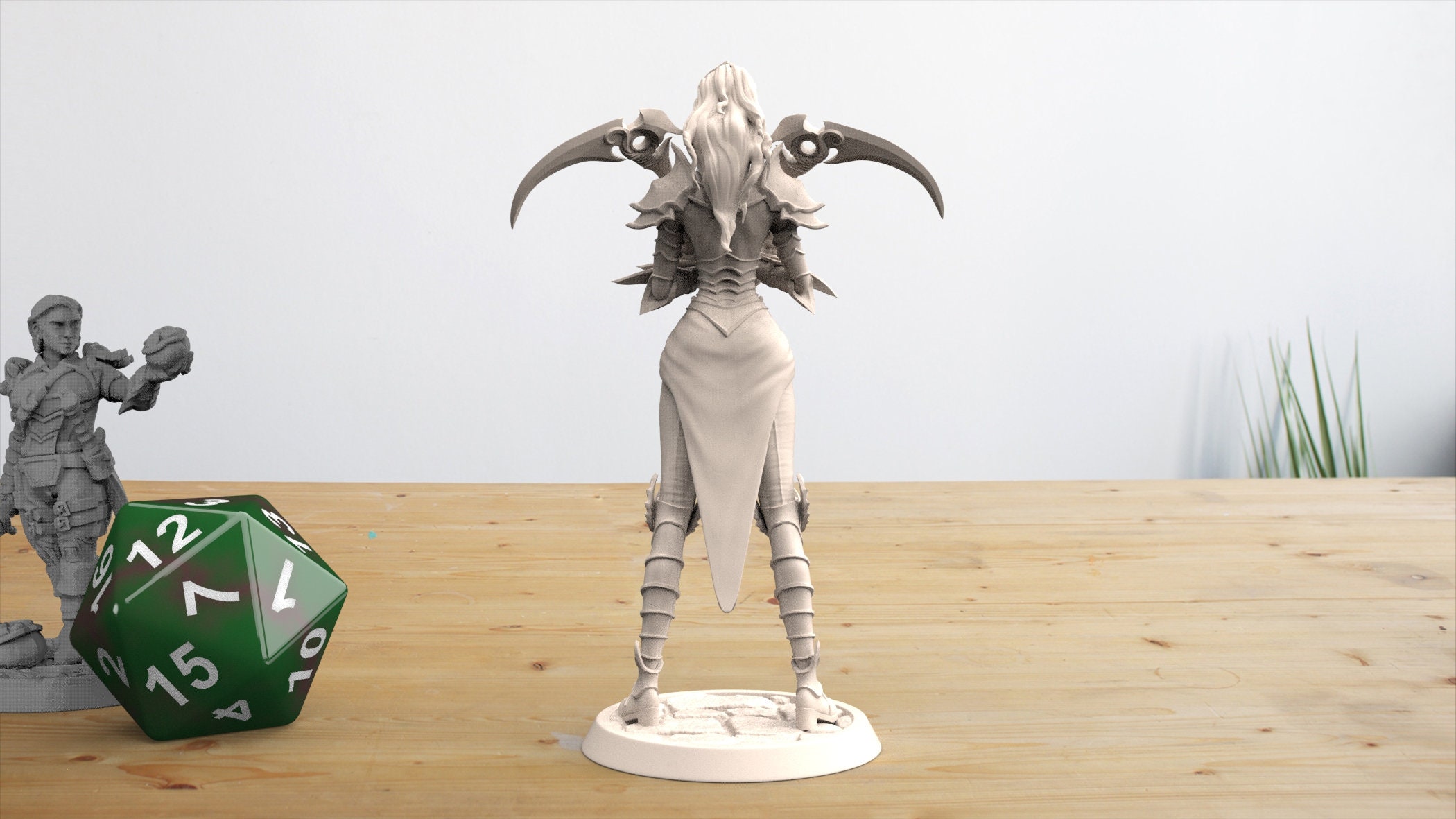 Death Cultist Sickles Crossed 3D Printed Miniature for - Etsy