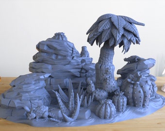 3D Printed Cast N Play Tavern Stairs, Chimney and Organ Terrain ...