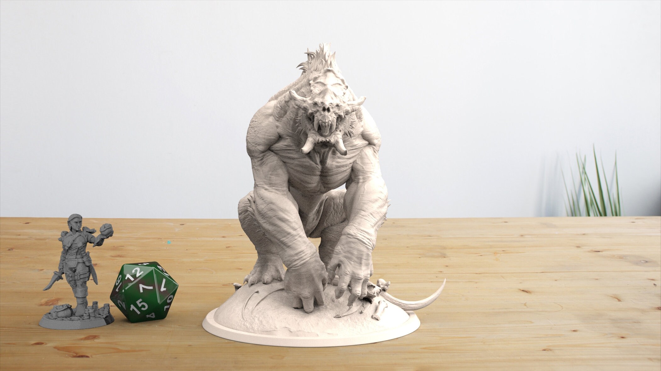 Balgura Sitting 3D Printed Miniature for D&D Pathfinder - Etsy