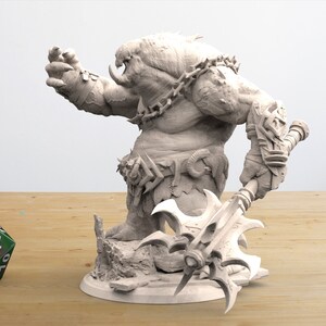 Infernum Cyclops Standing - With Giant Mace - 3D Printed Miniature for ...
