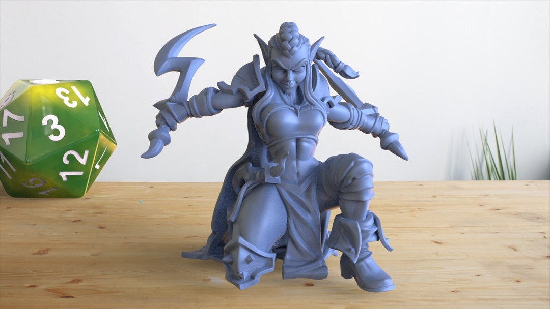 Forest Rogue - Female Elven Rogue With Two Short Swords - Thamarya ...