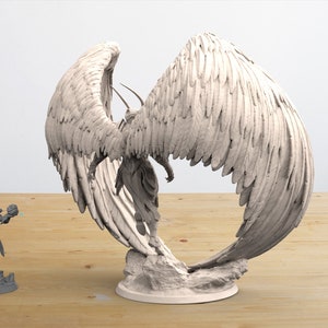 Angel Fighter in Four Sizes - 3D Printed Miniature in Four Sizes for D ...