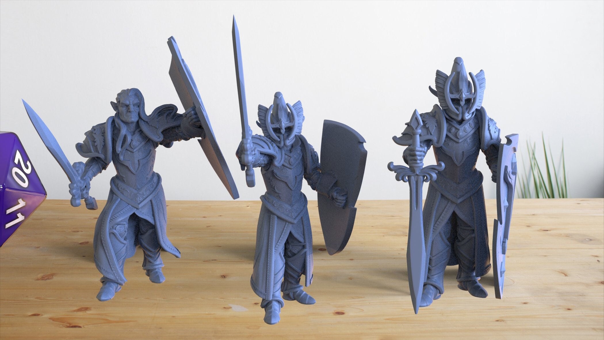 High Elf Princes Three High Elf Noble Warriors Figures for - Etsy
