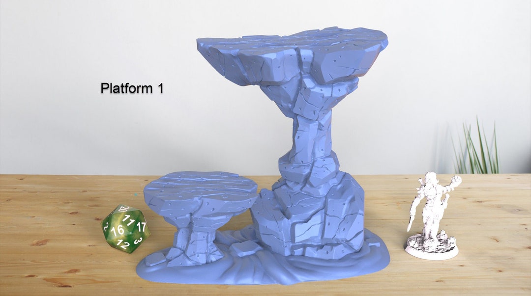 Volcano Platform 1 - Volcano Scenery Terrain Set - Cast N Play Terrain ...