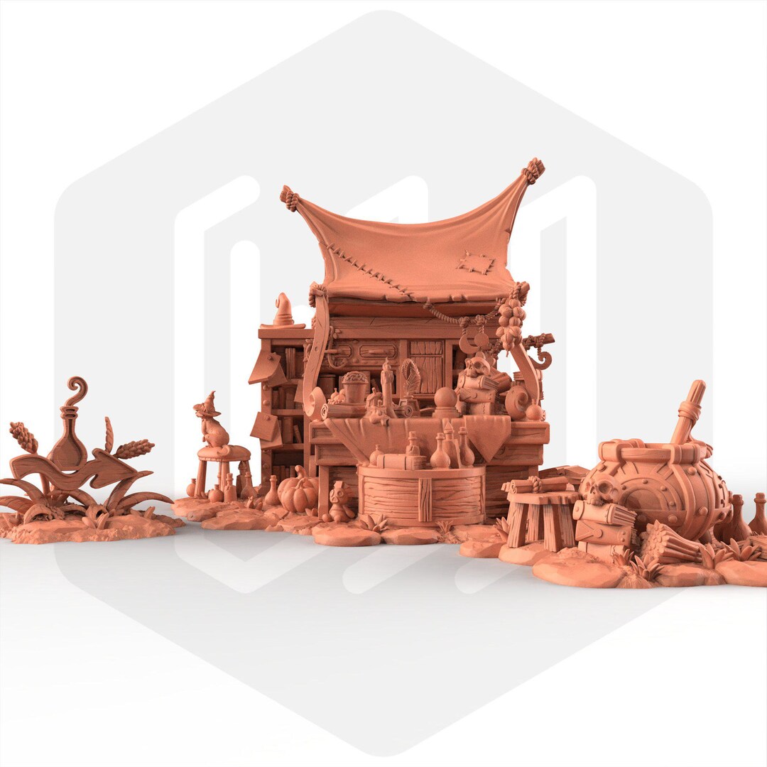 Magic Stand - Medieval Market Terrain Suitable for 28 and 32mm ...
