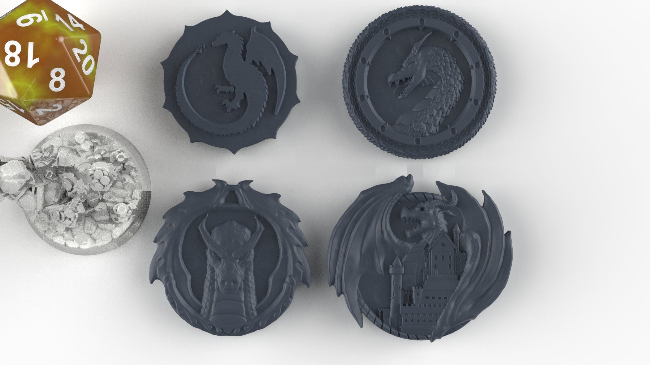 Dragon Coins Life-sized Prop for Cosplay Larping and RPG - Etsy