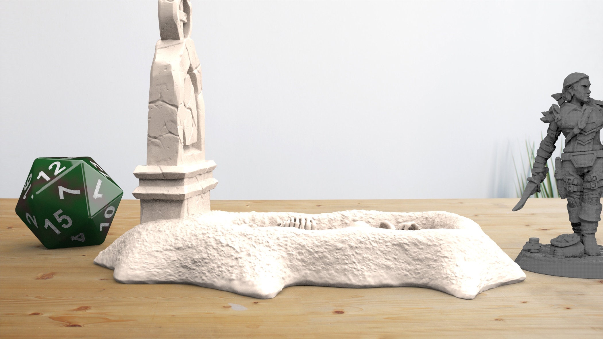 Tomb/open Grave Terrain Prop Skeleton Piles Hidden Crypt - Etsy