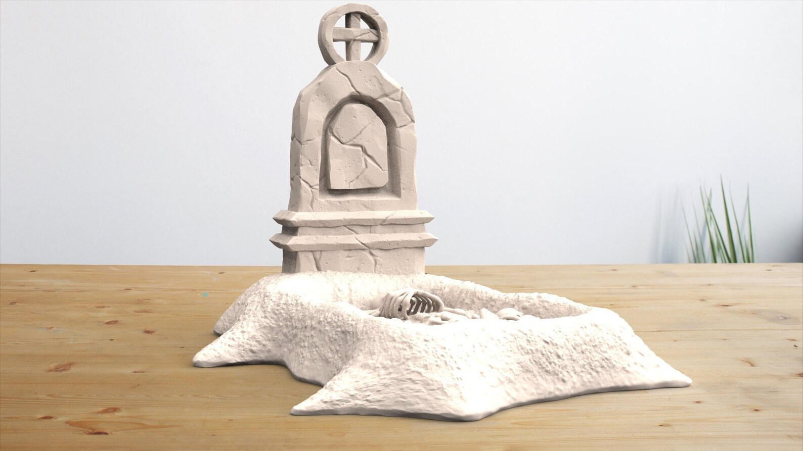 Tomb/open Grave Terrain Prop Skeleton Piles Hidden Crypt - Etsy