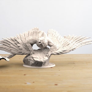 Rukh Female - Griffon/gryphon - 3D Printed Miniature for D&D ...