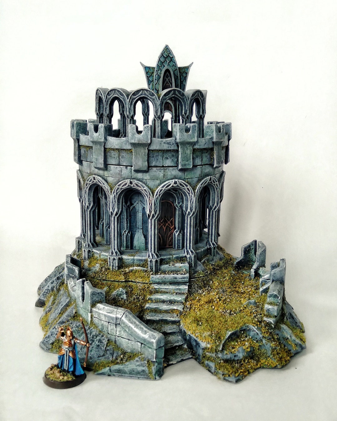 Elven Fort Elven Realms the Dark Forest 28/32 Mm Scale 3D Printed ...