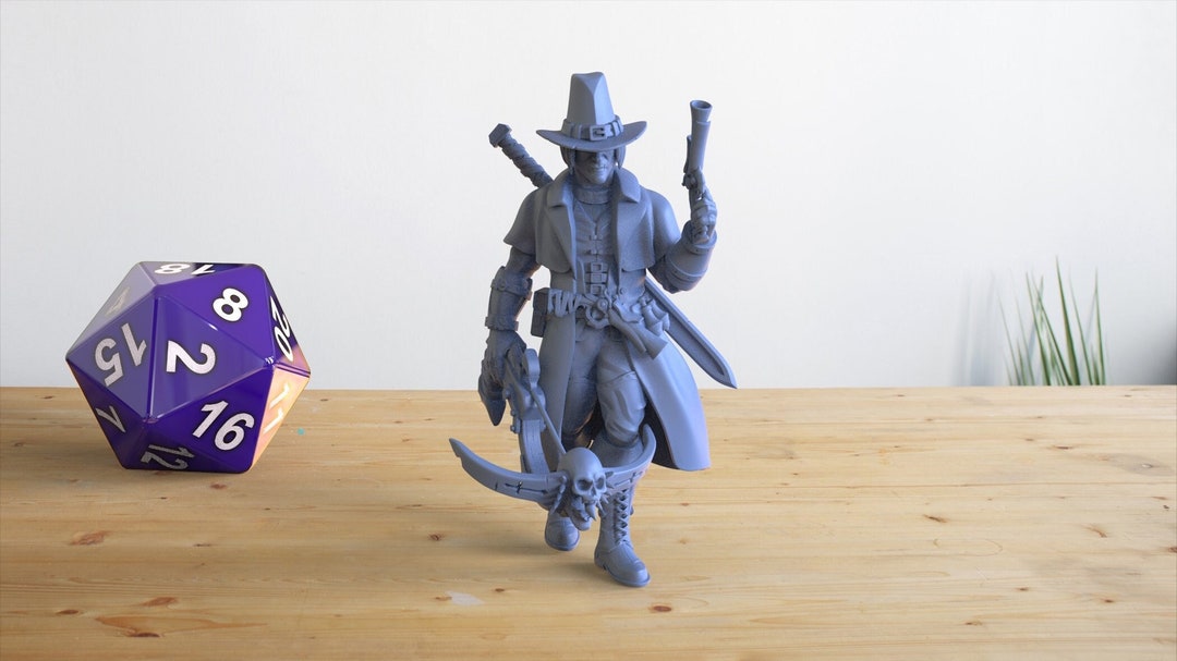 Witch Hunter - Human Crossbow and Pistol Fighter Miniature for D&D ...