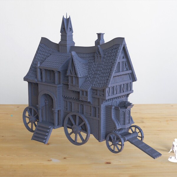 3d Printed Fantasy Buildings - Etsy