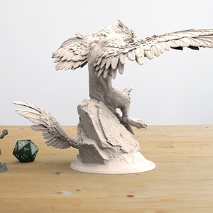 Rukh Male Griffon/gryphon 3D Printed Miniature for D&D, Pathfinder and ...