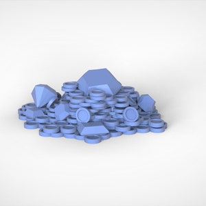 Props - Coin Piles X5 - Dungeon Lab - Modular Dungeon Terrain System ...