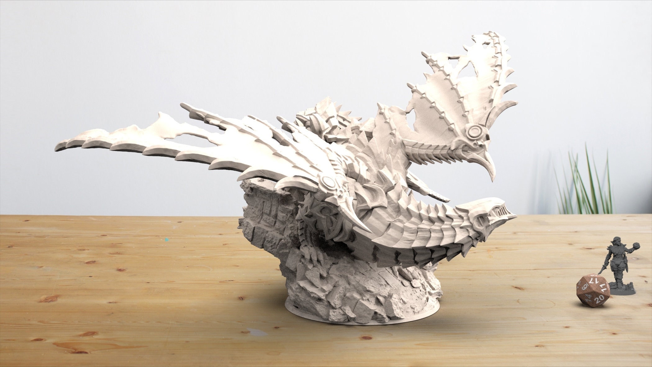 Armored Dragon in Four Sizes With Optional Rider 3D Printed - Etsy