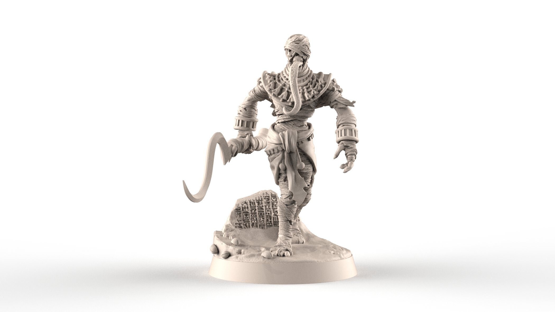 Mummy Pose 1 3D Printed Model for D&D and Other Rpg's - Etsy