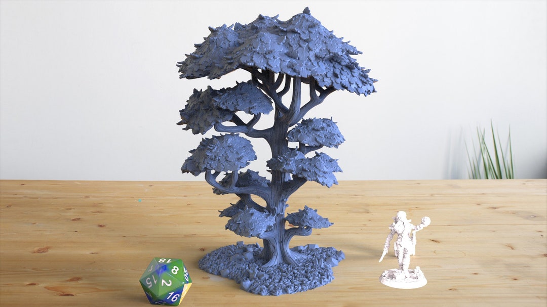 Wide Tree - Forest Trees, Waterfall and River Set - Cast N Play Terrain ...