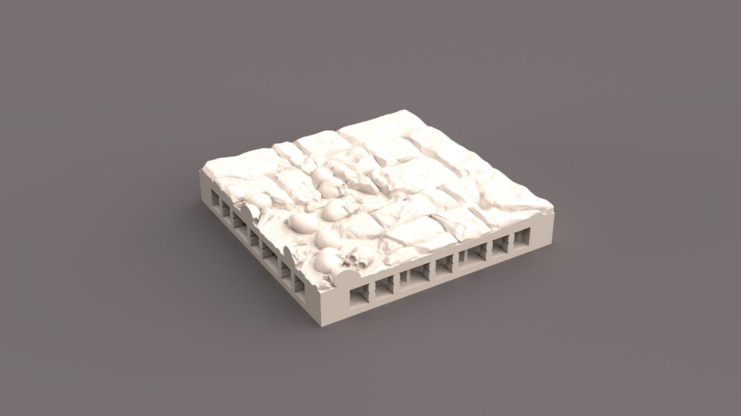 Floor Tile K - Crypt Floor Tiles - Hidden Crypt - Cast N Play ...