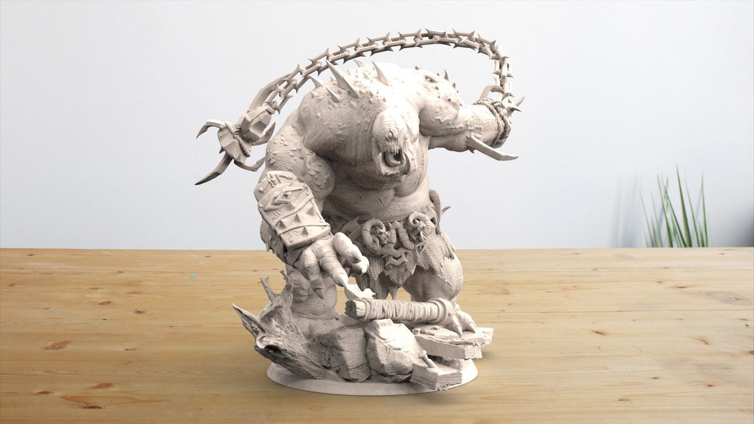 Infernum Cyclops With Flail 3D Printed Miniature for D&D, Pathfinder ...