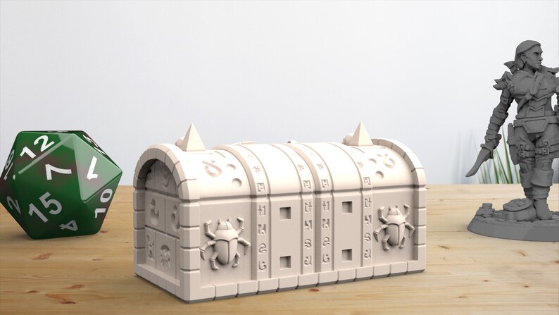 Chest Terrain Prop Pharaoh Props Echoes of Life Resin - Etsy
