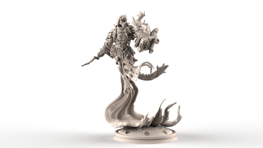 Zhu Serpentsoul - Lizardfolk Mage - 3D Printed in Three Sizes for D&D ...
