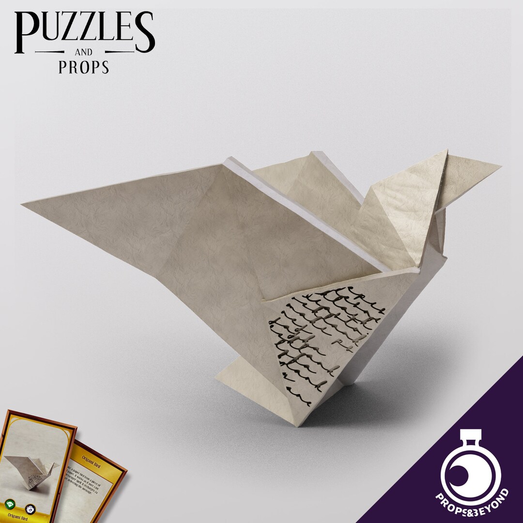 Origami Bird - Life-sized Prop for Cosplay, Larping and RPG Games Like ...