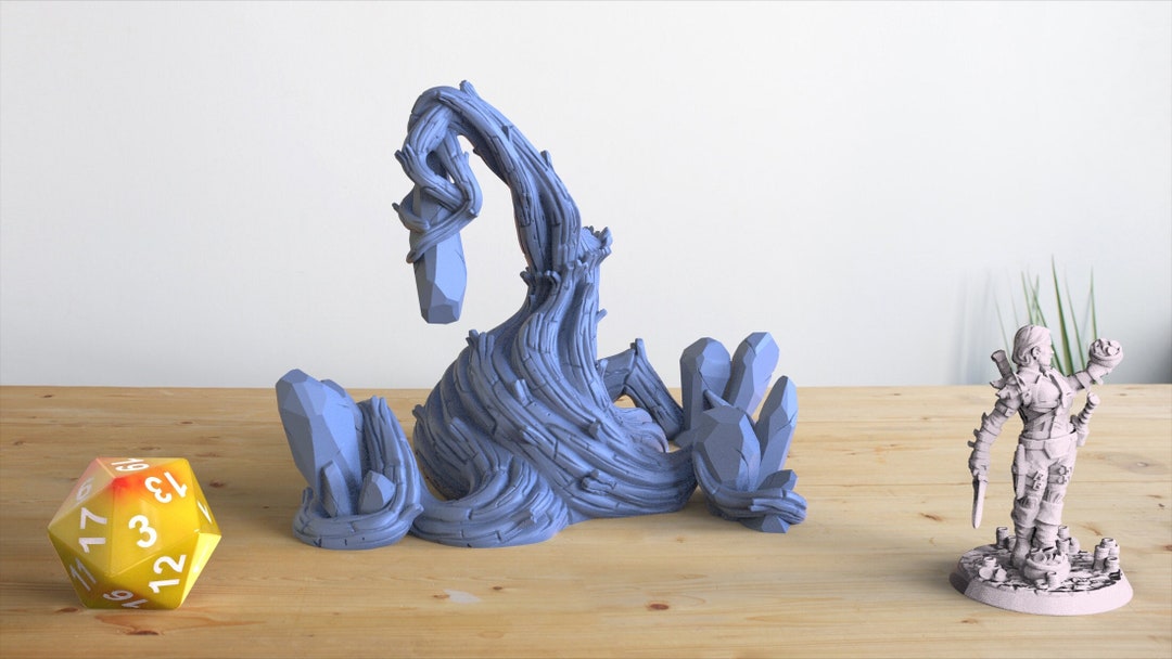 Floating Crystal Magical Terrain Set Cast N Play Terrain Essentials 3D ...