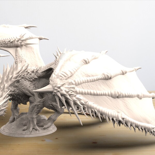 Adult Red Dragon Miniature - Etsy