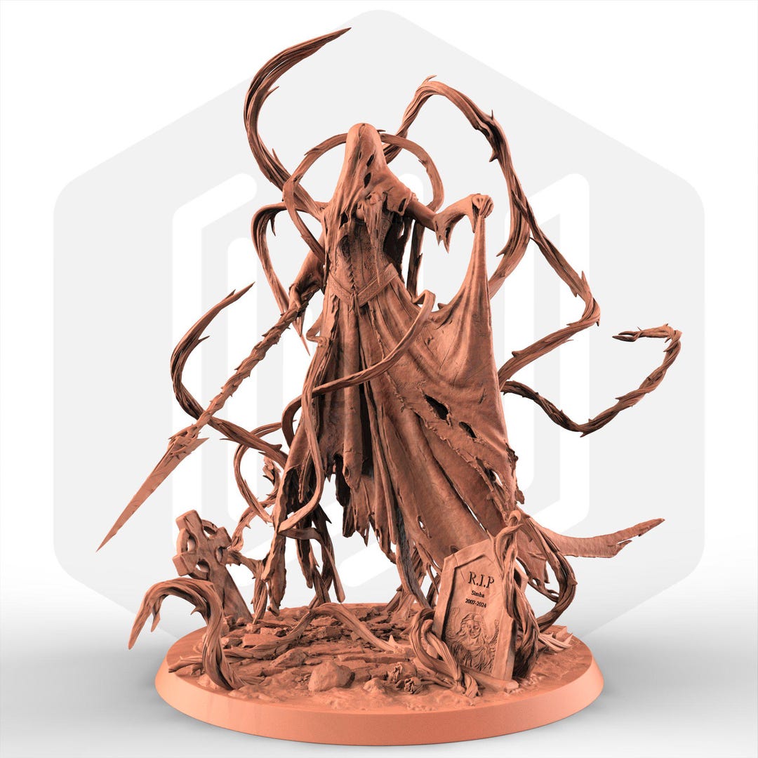 Vengeful Banshee - 3D Printed Miniature for D&D, Pathfinder and Other ...