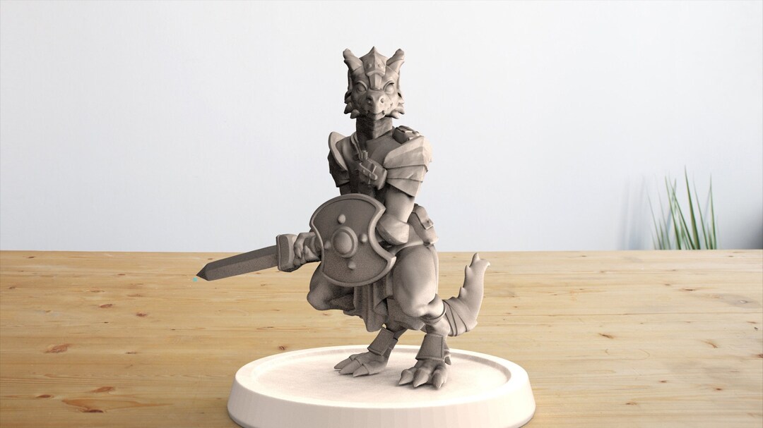 Female Kobold Fighter - Zibai - Miniature for D&D, Pathfinder and Other ...
